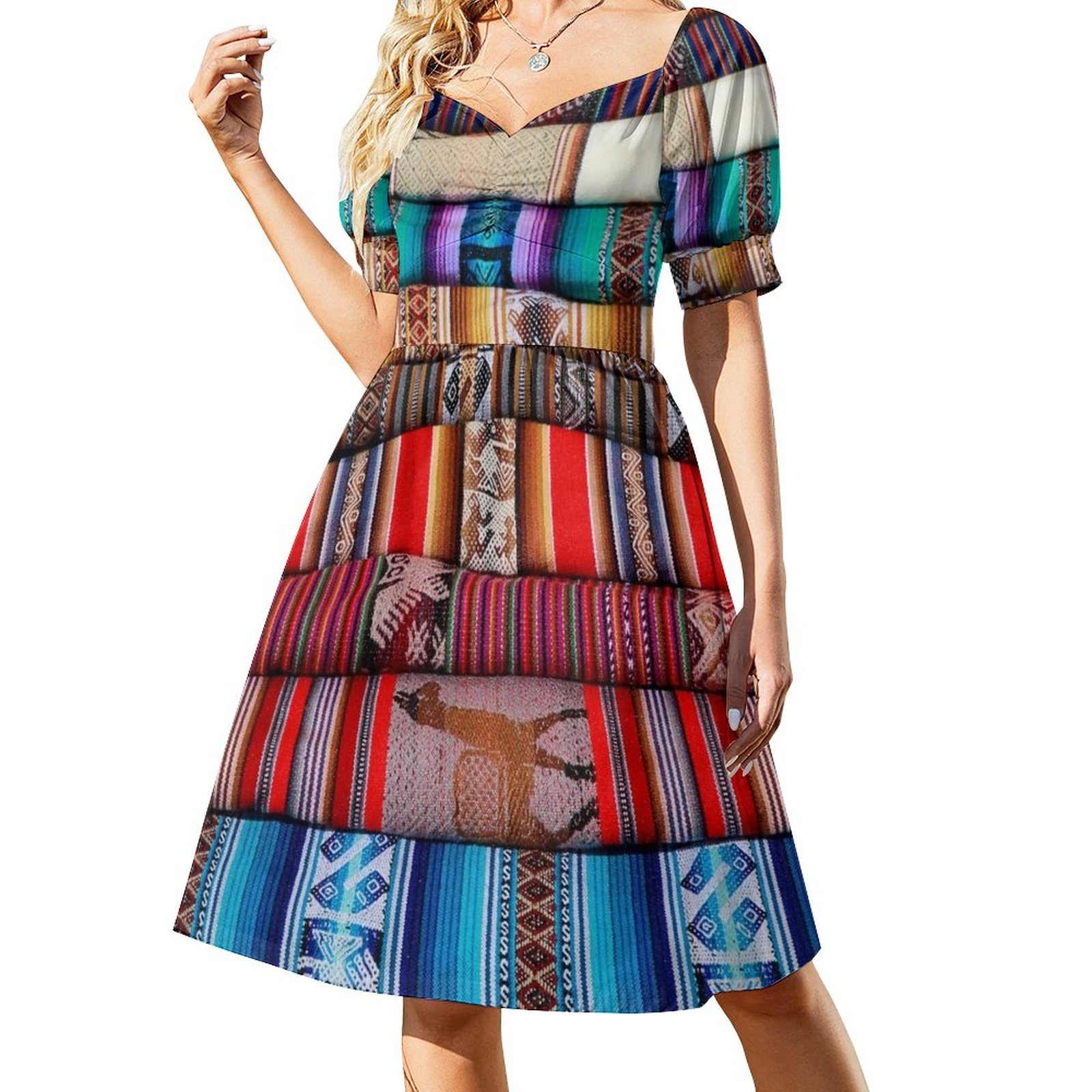 Peruvian Blankets Sleeveless Dress elegant dress elegant evening ...