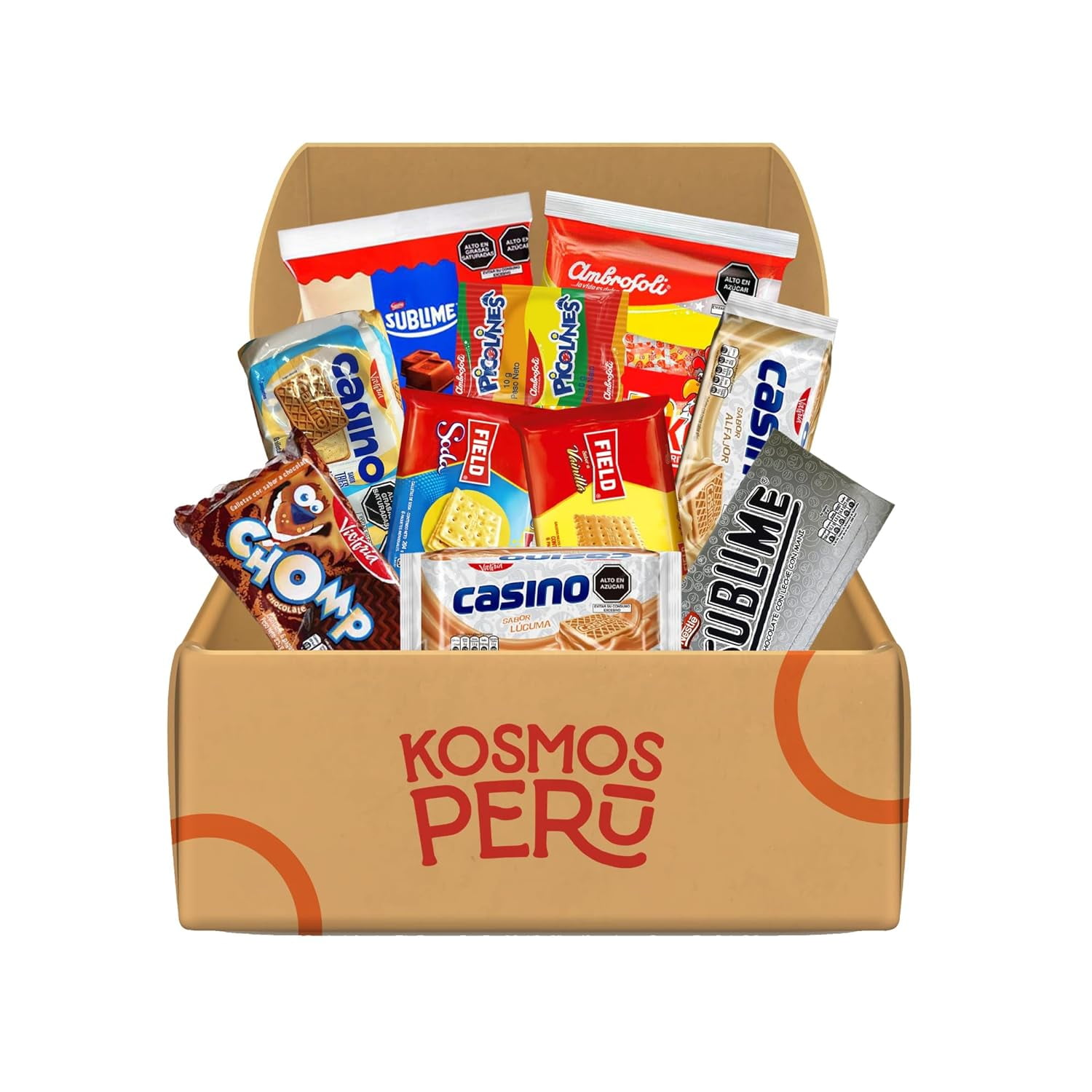 Peruvian Chocolate Candy Assorted Snack Box 12 Pieces - Authentic ...