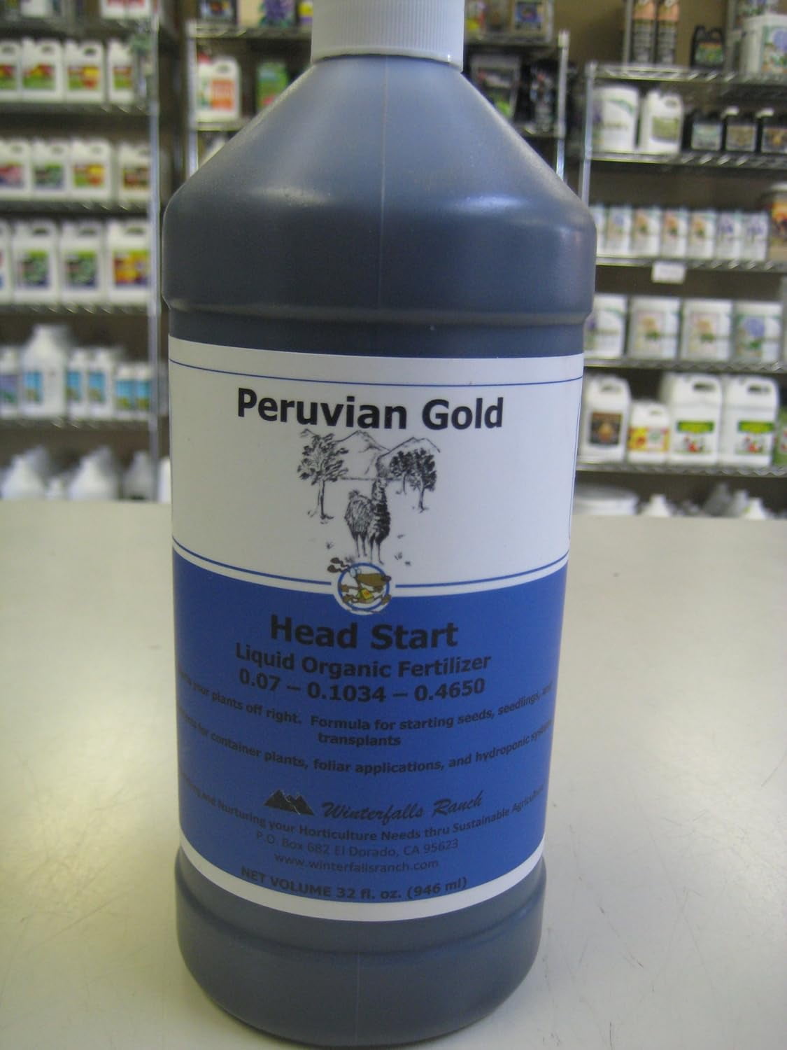 Peruvian Gold Head Start Liquid Organic Fertilizer 32 oz. - Walmart.com