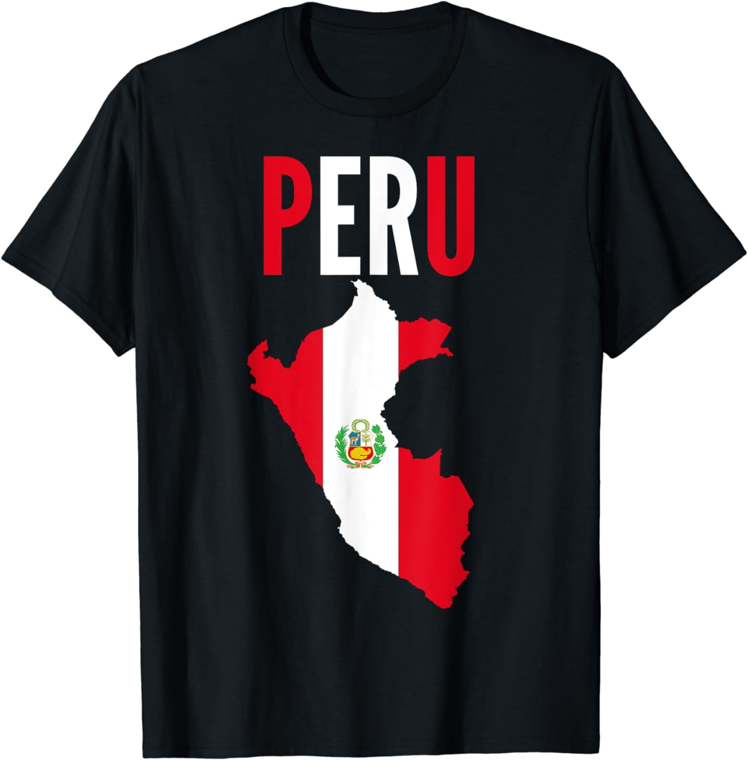 Peruvian - Peru Country Map Flag T-Shirt - Walmart.com