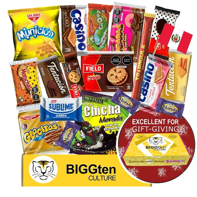 Peruvian Sweet Snacks Gift Box | Dulces Peruanos International Snack ...