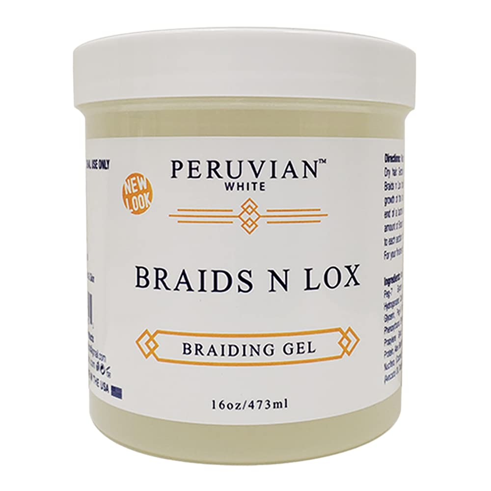 Peruvian White Braids N Lox Braiding Gel, 16 oz - Walmart.com
