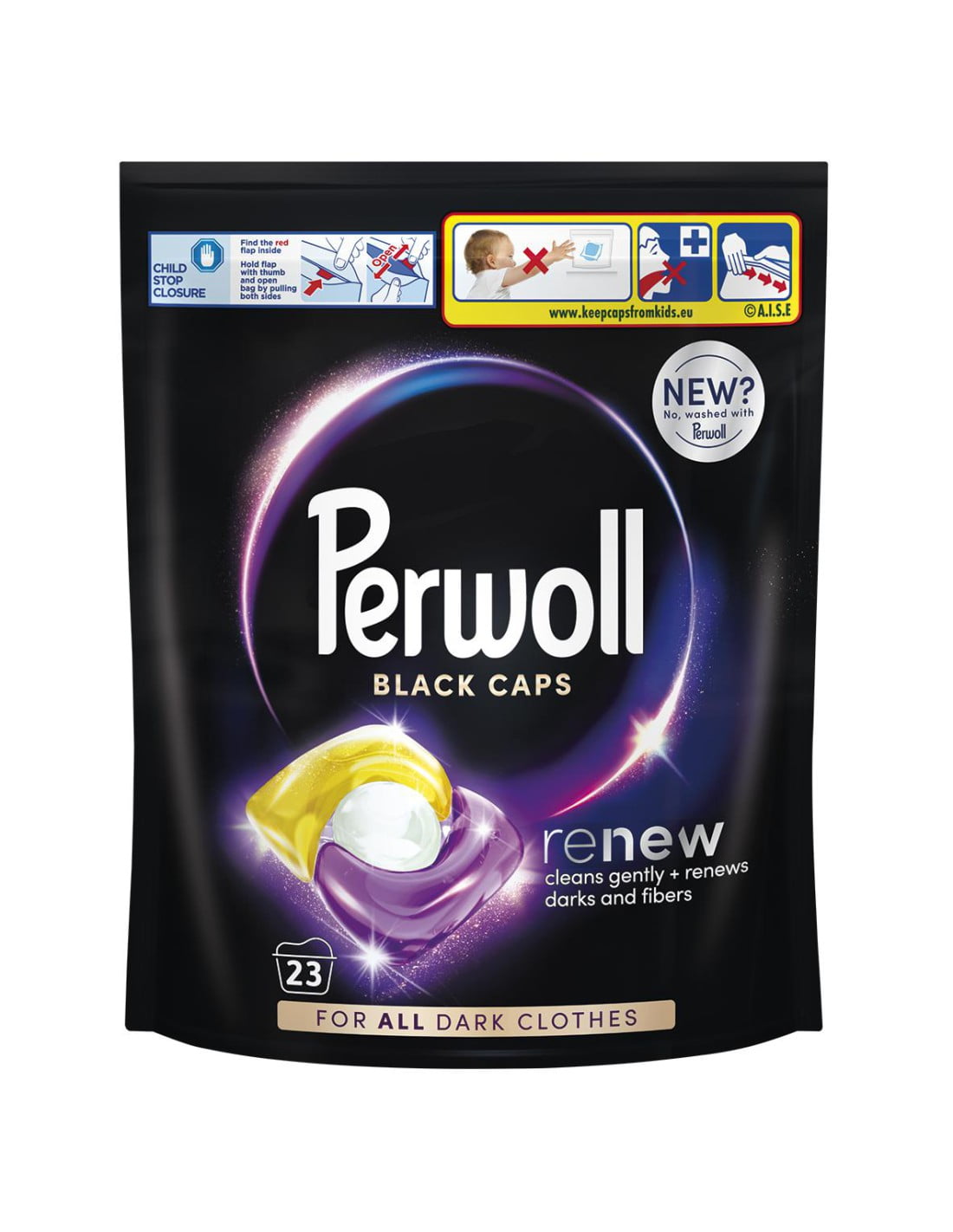 Perwoll DARK Laundry Detergent Caps -23 caps- - Walmart.com