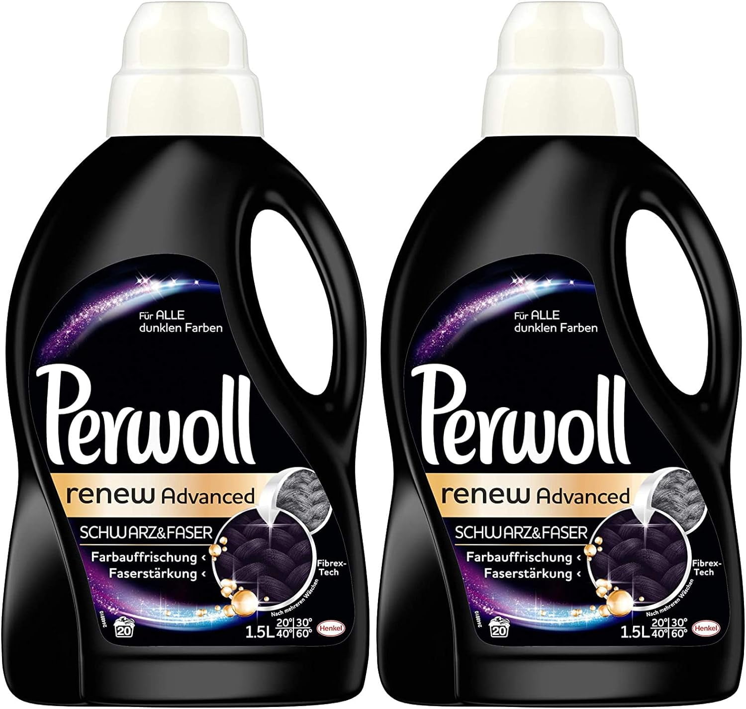 Perwoll Renew Advanced Black and Dark Fabric Liquid Laundry Detergent 1 ...