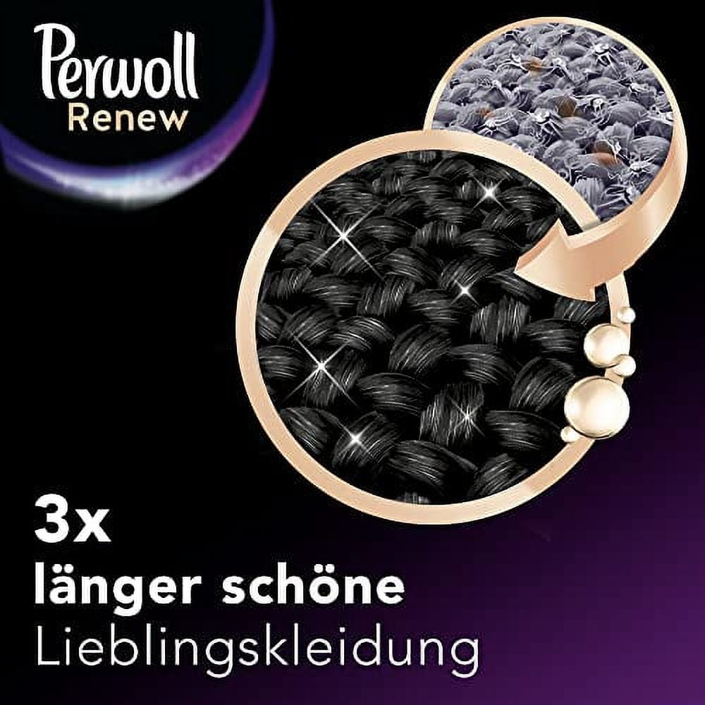 Perwoll Renew Black, Detergent For All Dark Colors, Strengthens Fibers ...