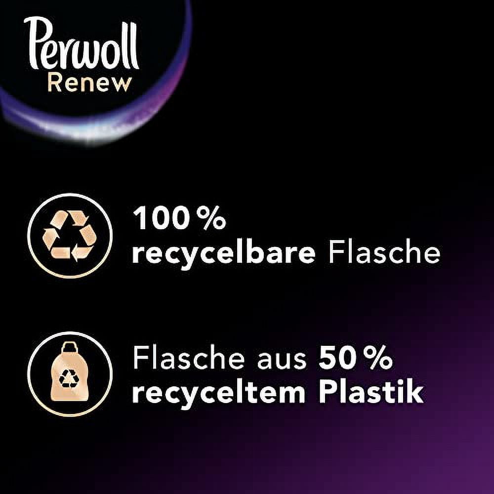 Perwoll Renew Black, Detergent For All Dark Colors, Strengthens Fibers ...