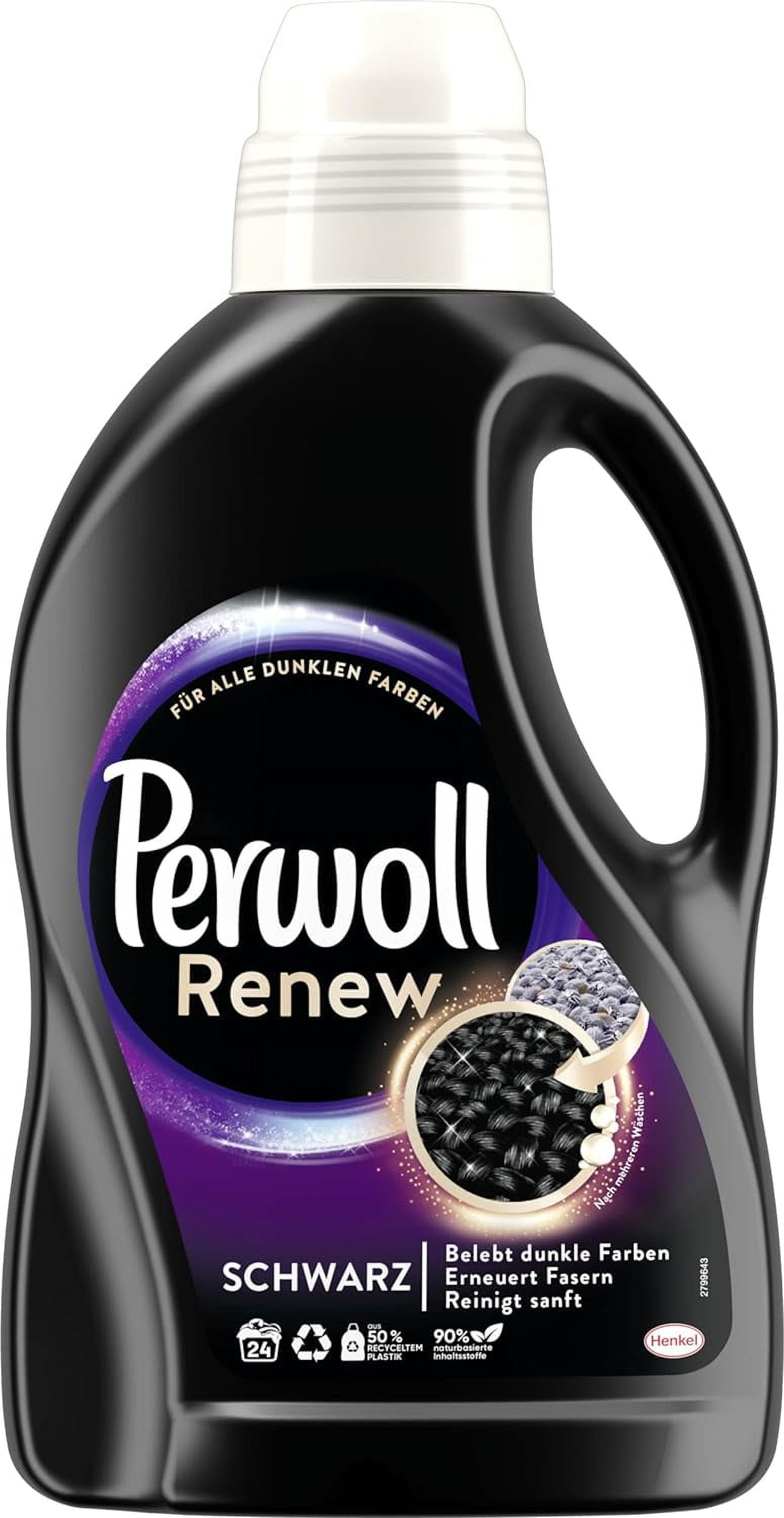 Perwoll Renew Liquid Detergent - For Black And Darks - 24 Loads (1.4L) - Walmart.com