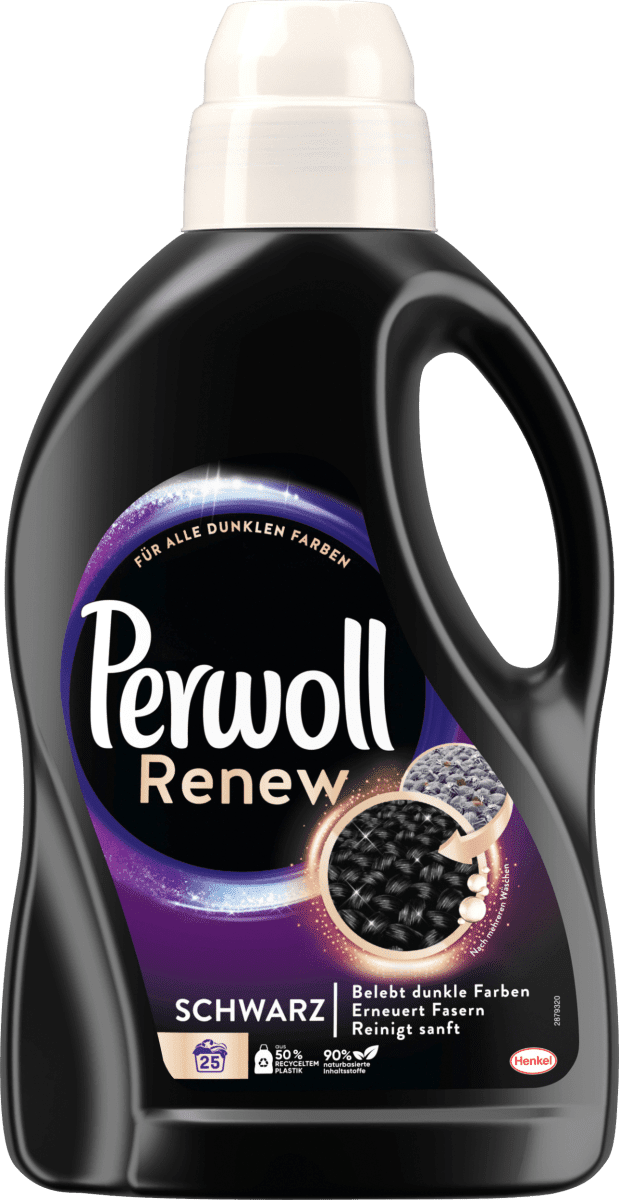Perwoll Renew & Repair Black Liquid Laundry Detergent 1.375L for dark ...