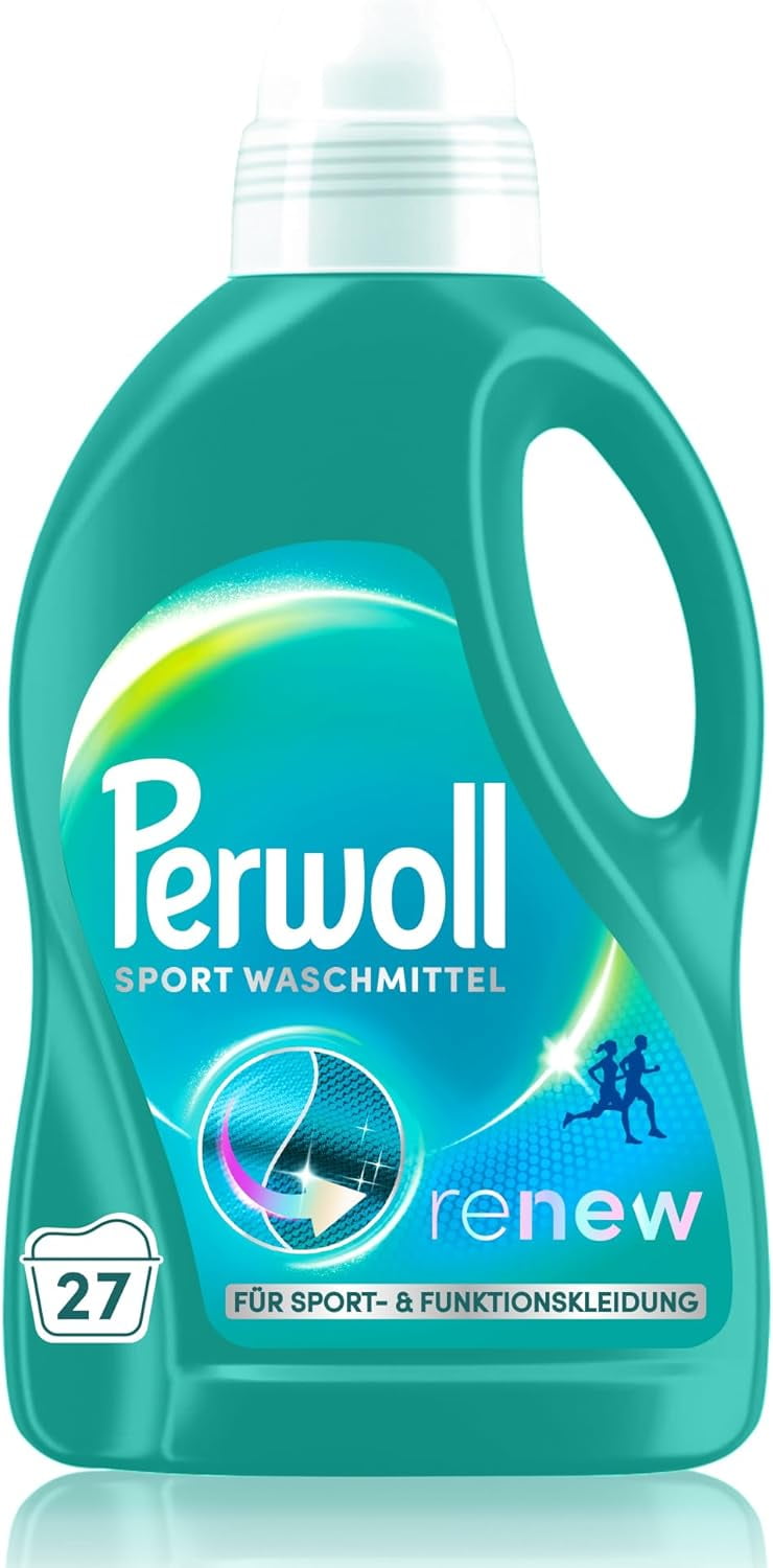 Perwoll Sports Detergent (1 x 27 Wash Loads) | Gently Cleans, Removes ...