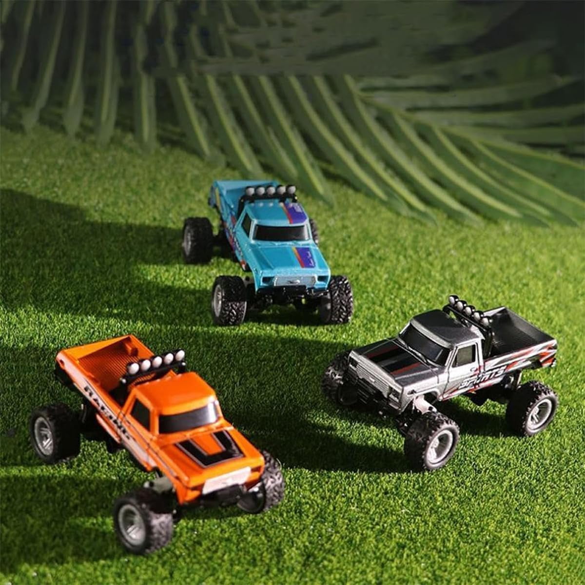 Peryfisoin Mini RC Monster Truck USBC Rechargeable Underflow with ...