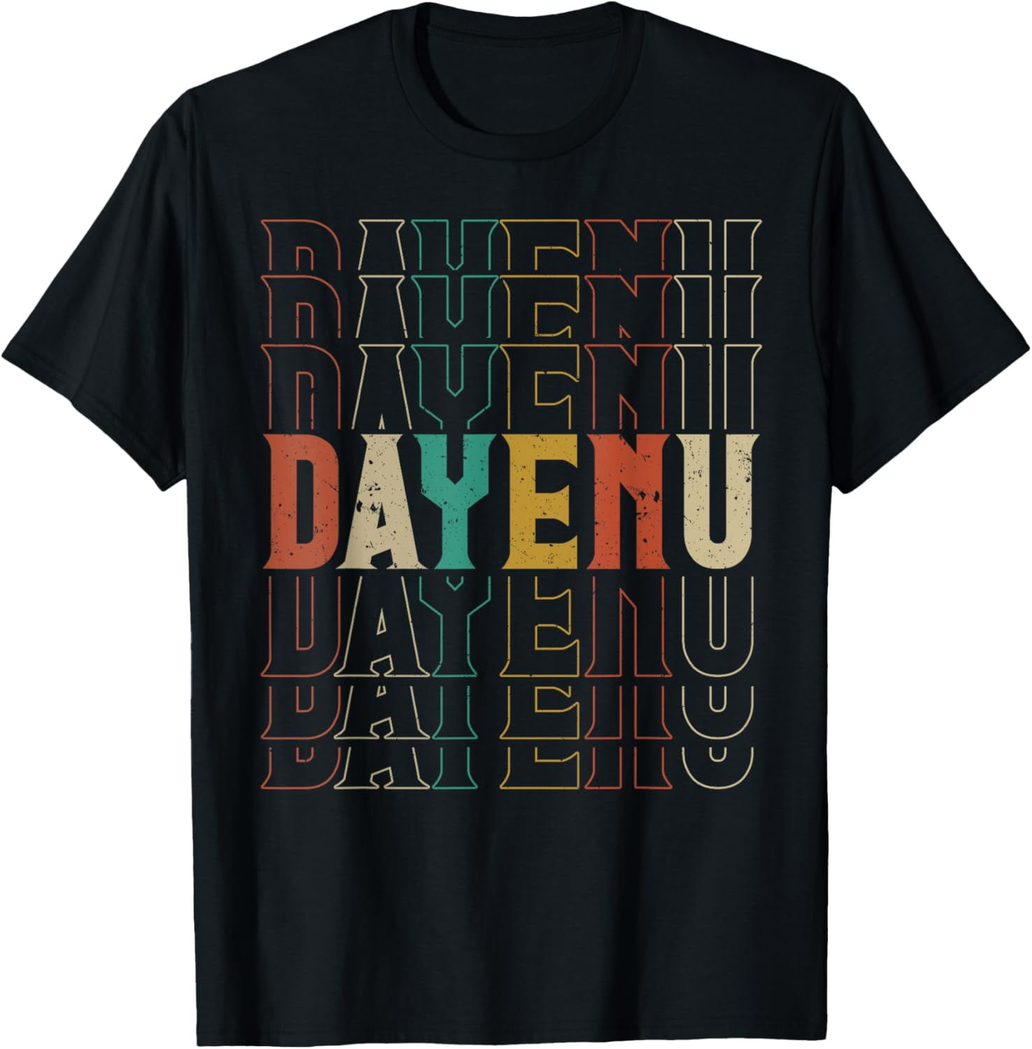 Pesach Passover Dayenu Enough Prayer Seder Jewish Holiday T-Shirt ...