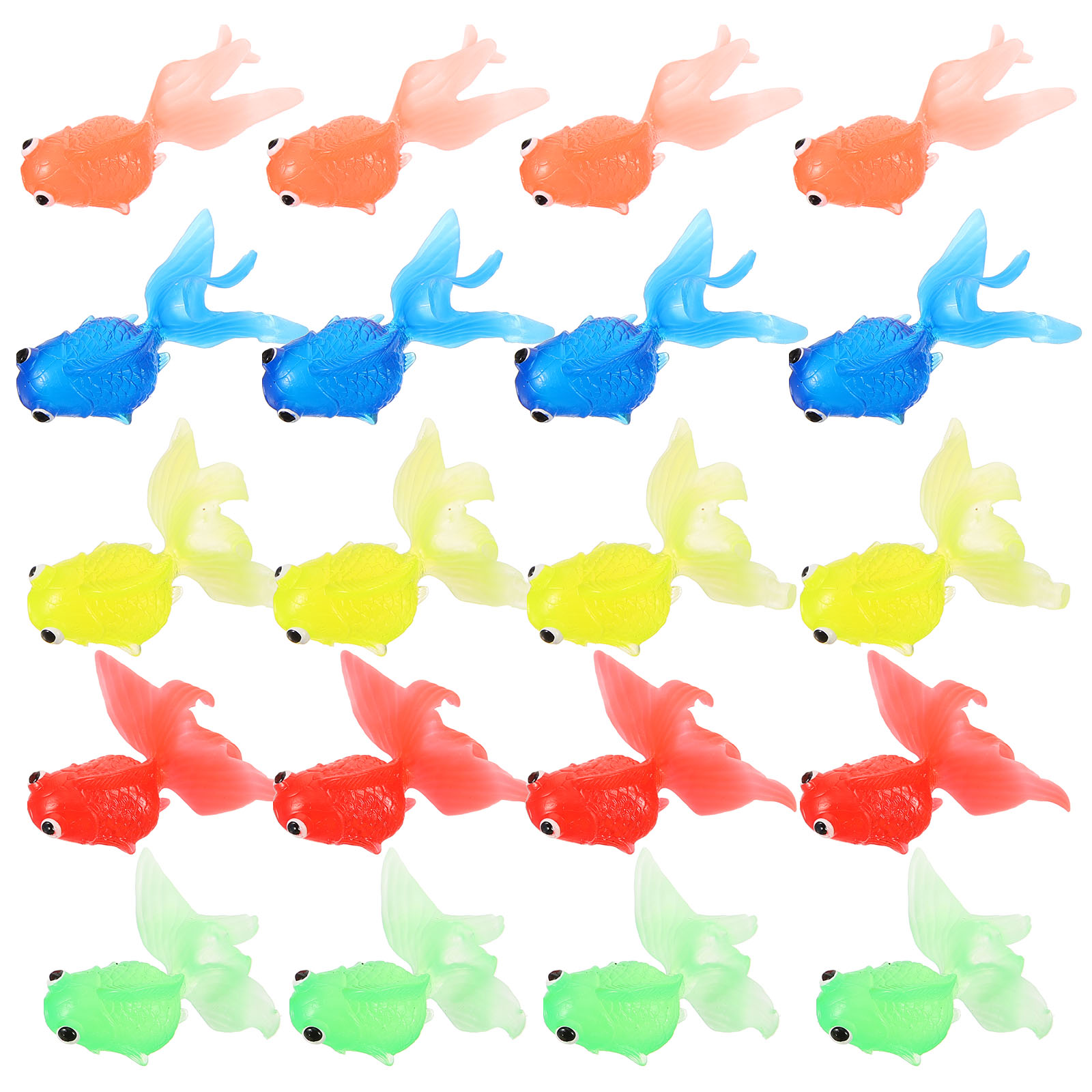 Pesera Aquarium Prawns Fish Tank Simulation Soft Goldfish Artificial ...