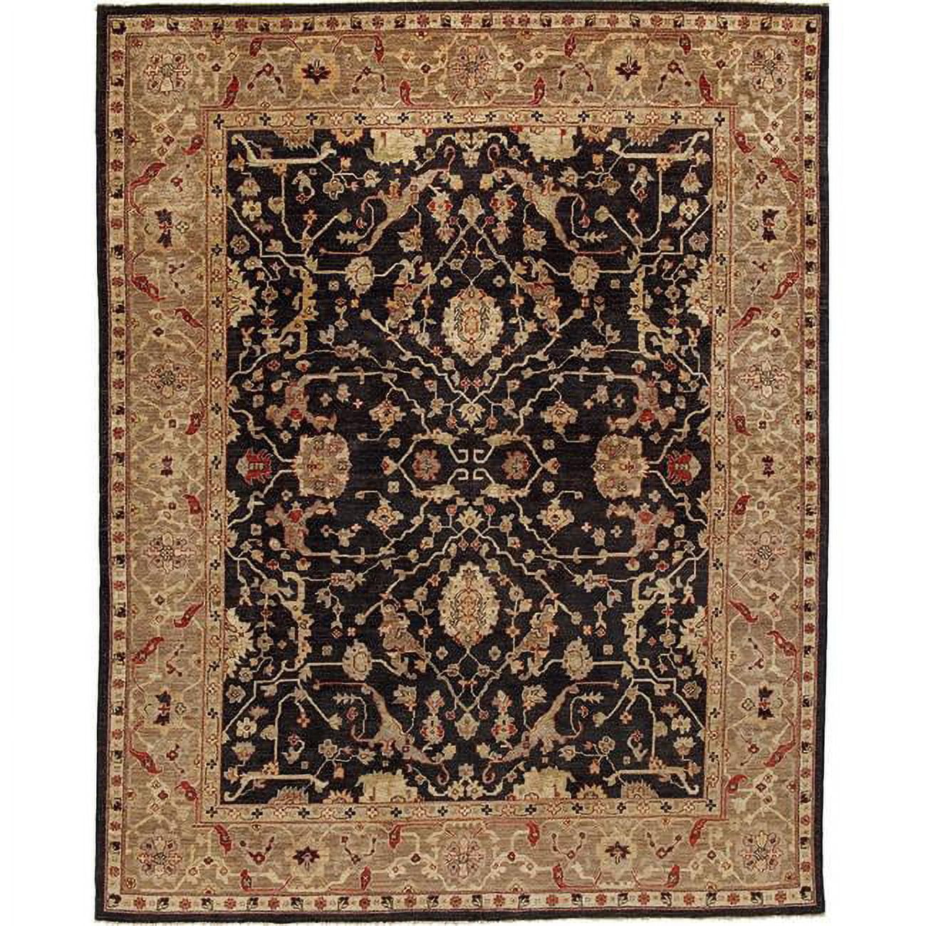 Peshawar Farahan Black & Gold Area Rug - 12 x 24 ft. - Walmart.com