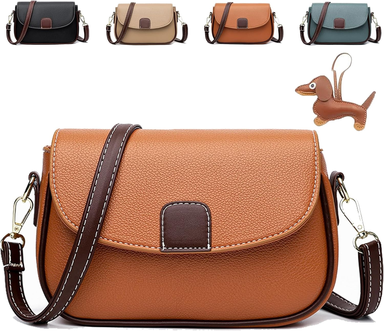 Peshoriadm New Shoulder Crossbody Bag, Solid Square Fashionable Mini ...