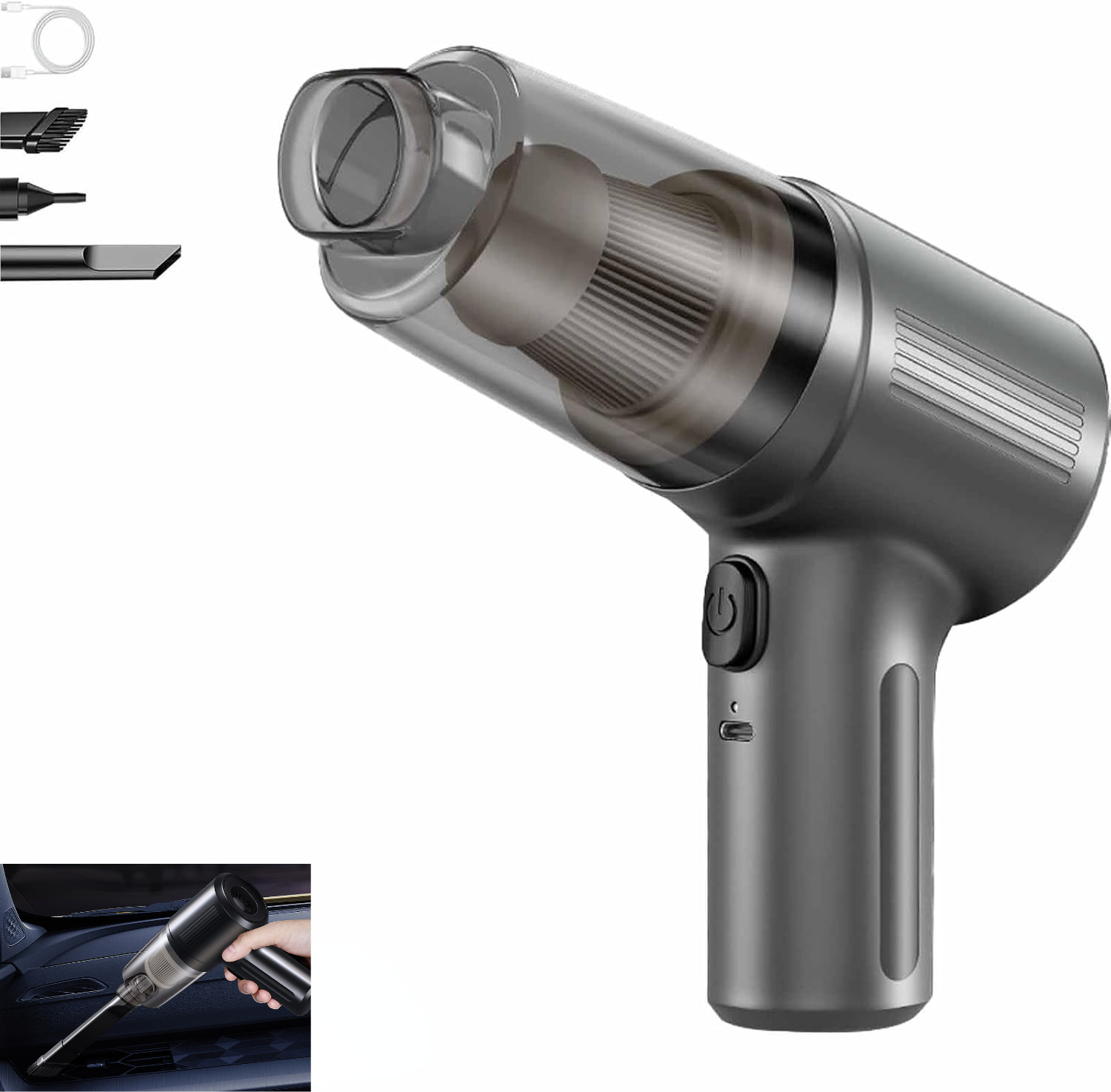 Peshoriadm Wireless Handheld Car Vacuum Cleaner, 2025 New Upliftjoys ...