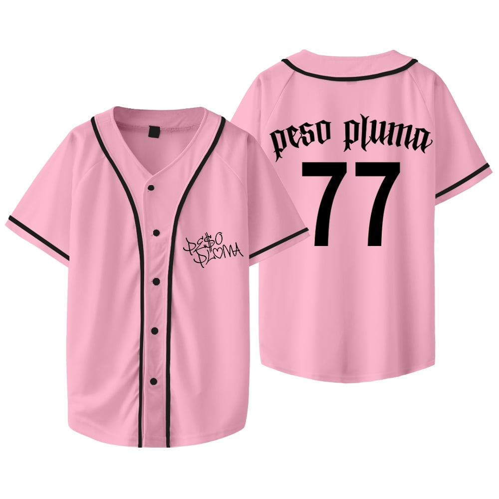 Peso Pluma 77 Jersey Exodo Tour Merch Baseball Jacket Women Men Fashion ...