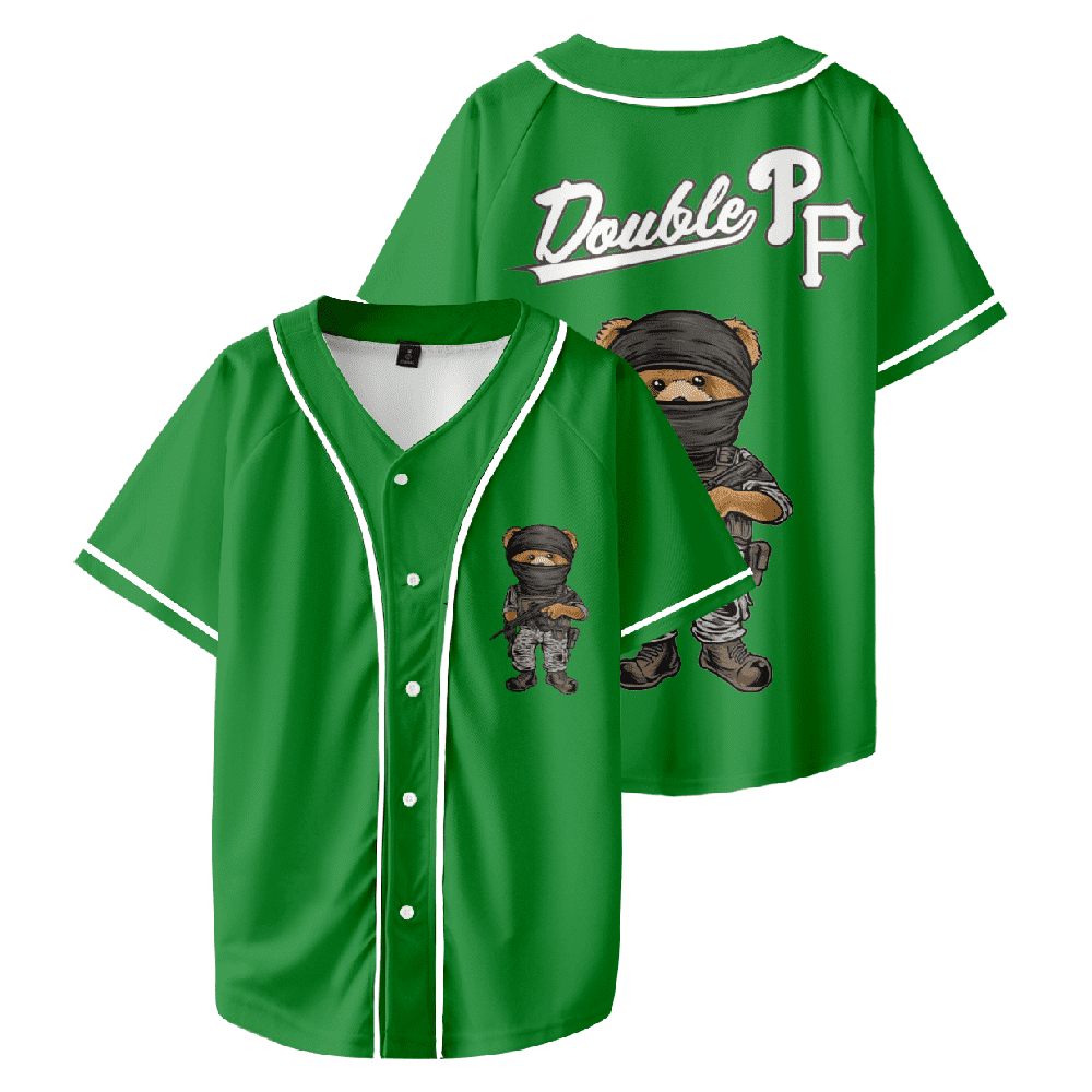 Peso Pluma Baseball Shirt Doble P 2023 World Tour Merch Double PP ...