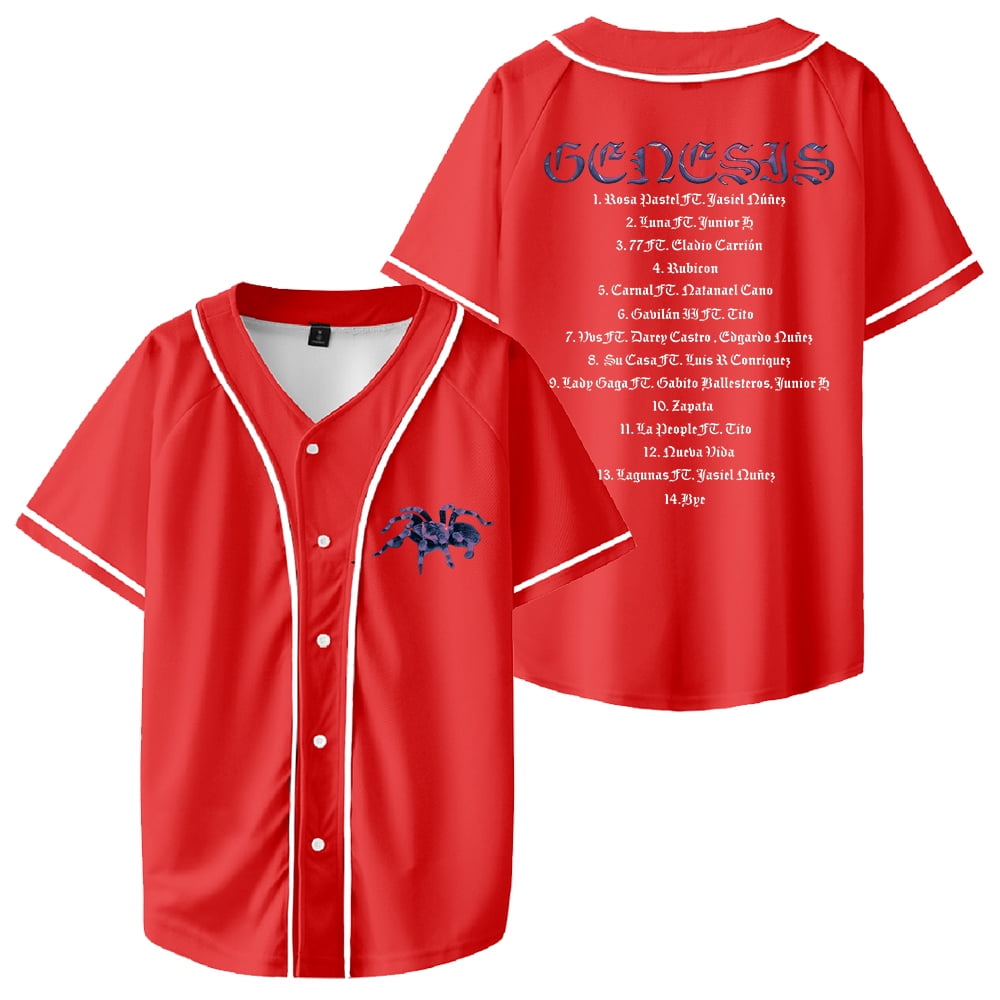 Peso Pluma Baseball Uniform Streetwear Women Man Fashion Casual Singer ...