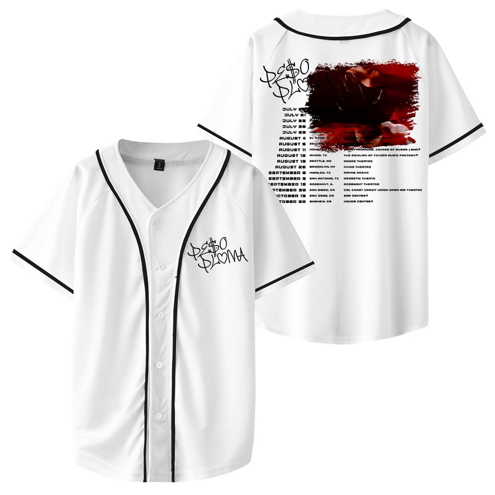 Peso Pluma Baseball Uniform Streetwear Women Man Fashion Singer Casual ...