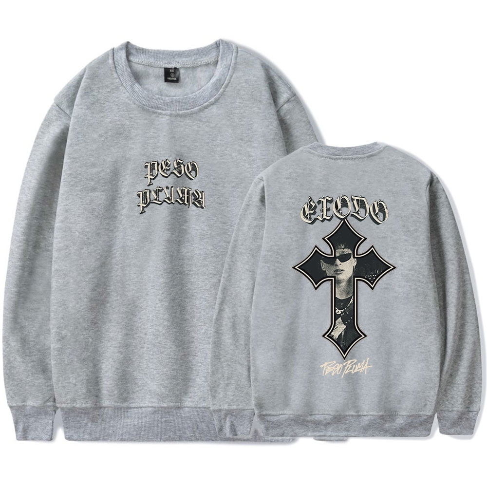 Peso Pluma Cross Sweatshirts Exodo Tour Merch Clothes Women Men Fashion ...