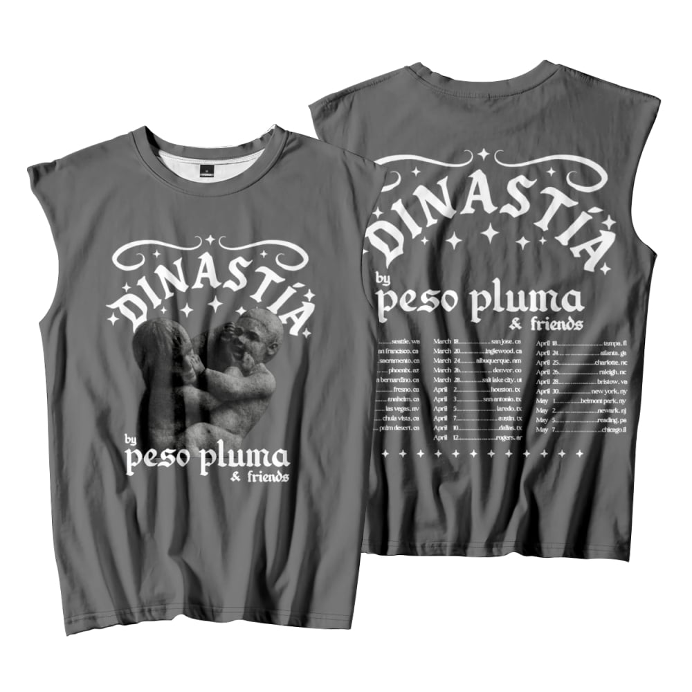 Peso Pluma Dinastía & Friends 2026 Tour Merch Tank Top - Unisex ...