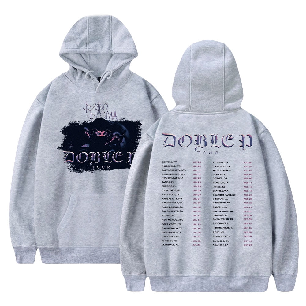 Peso Pluma Doble P Tour Hoodie 2023 World Tour Women Men Hip Hop ...