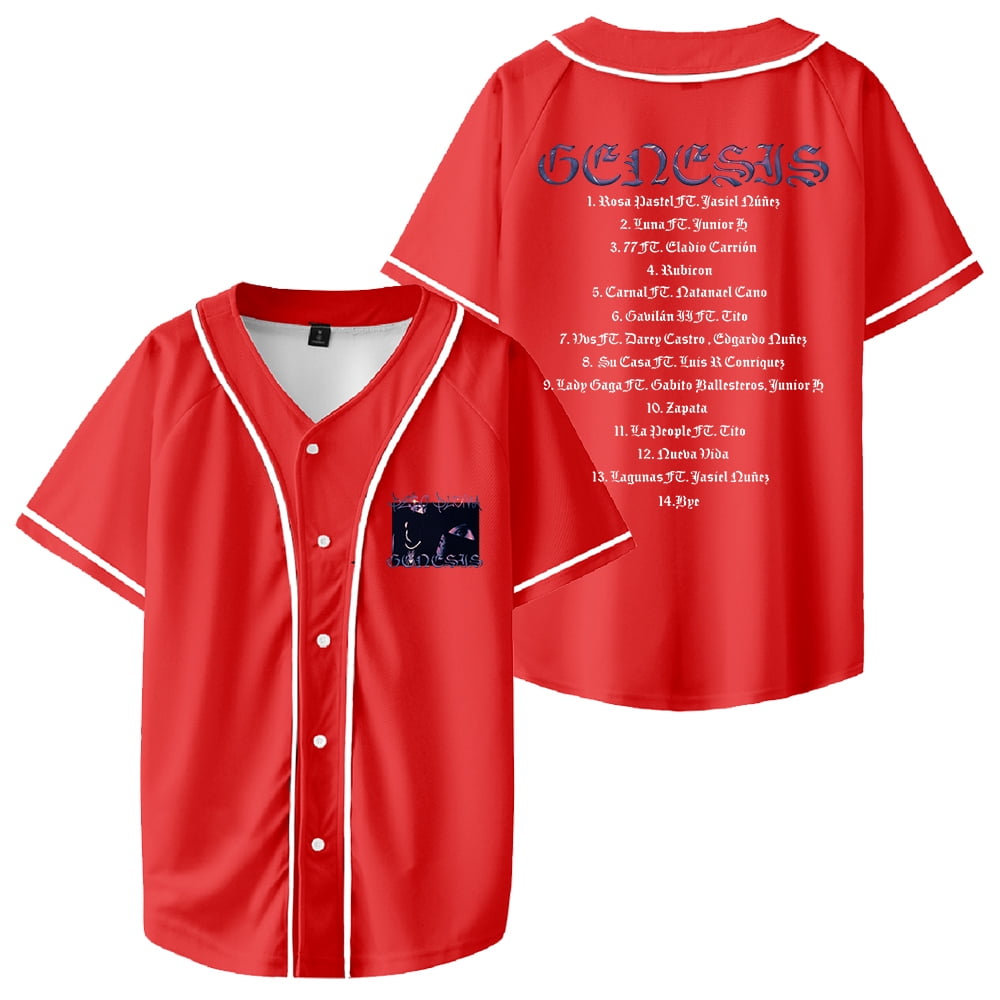 Peso Pluma Doble P Tour Merch Baseball Jersey Shirt V-Neck Short Sleeve ...
