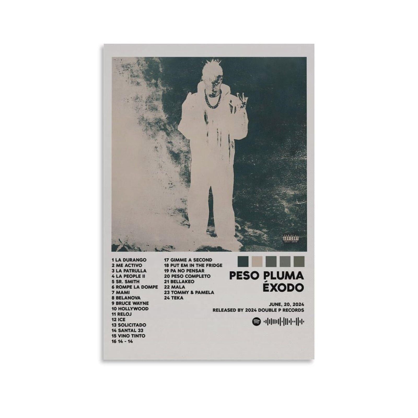 Peso Pluma EXODO 29 Canvas Poster Bedroom Decoration Landscape Office ...