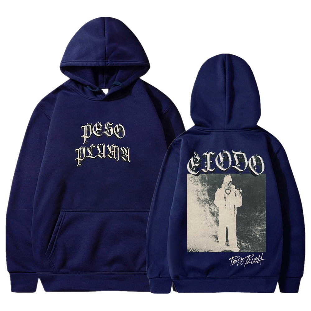Peso Pluma Exodo Album Cover Hoodie Long Sleeve Streetwear Women Men ...
