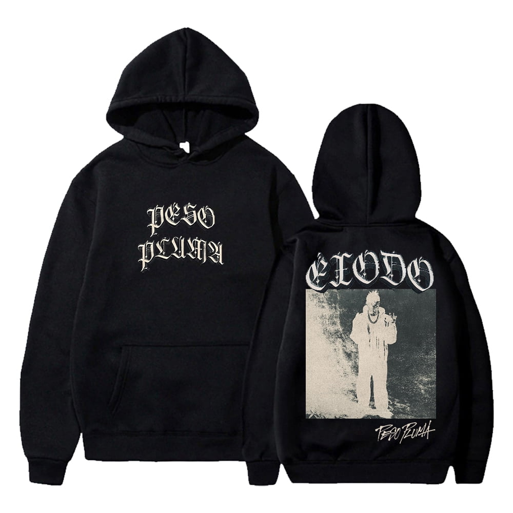 Peso Pluma Exodo Album Cover Hoodie Long Sleeve Streetwear Women Men ...
