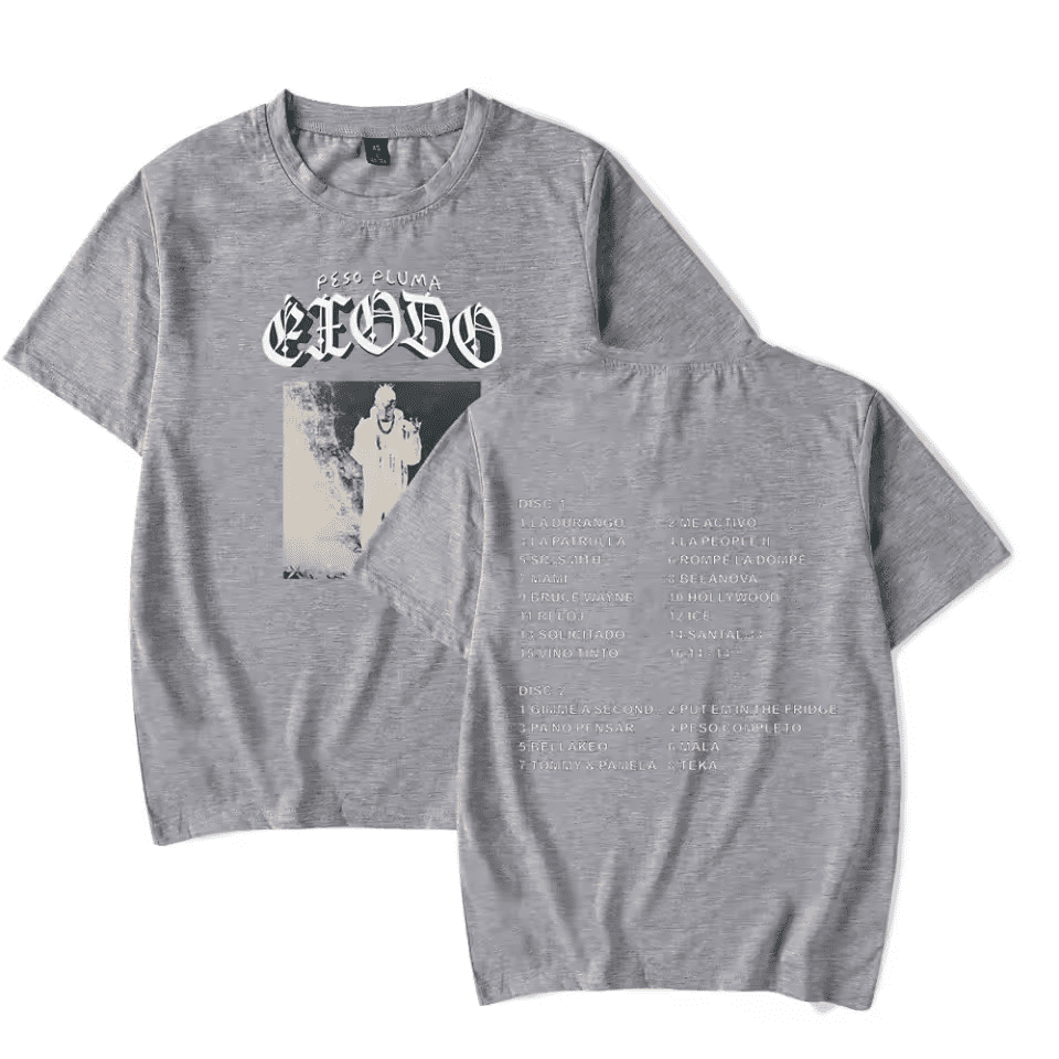 Peso Pluma Exodo Album Merch T-Shirt Unisex Short Sleeve Casual Tee ...