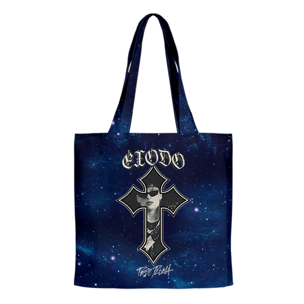 Peso Pluma Exodo Cross Canvas Bag Tour Logo Tote Women Men Fashion ...