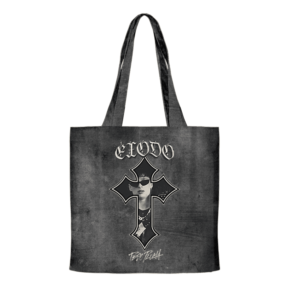 Peso Pluma Exodo Cross Canvas Bag Tour Logo Tote Women Men Fashion ...