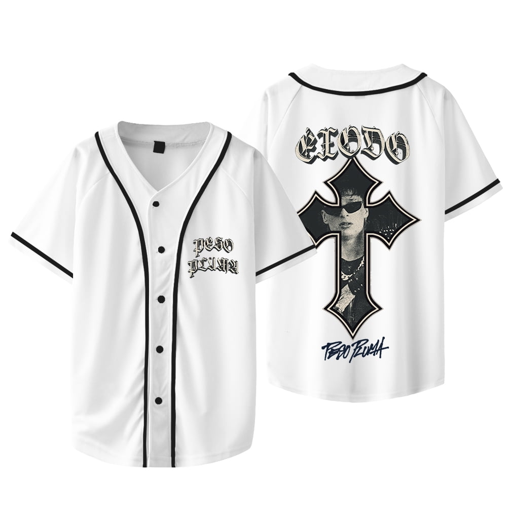 Peso Pluma Exodo Cross Merch Baseball Jersey T-shirts Summer Women Men ...