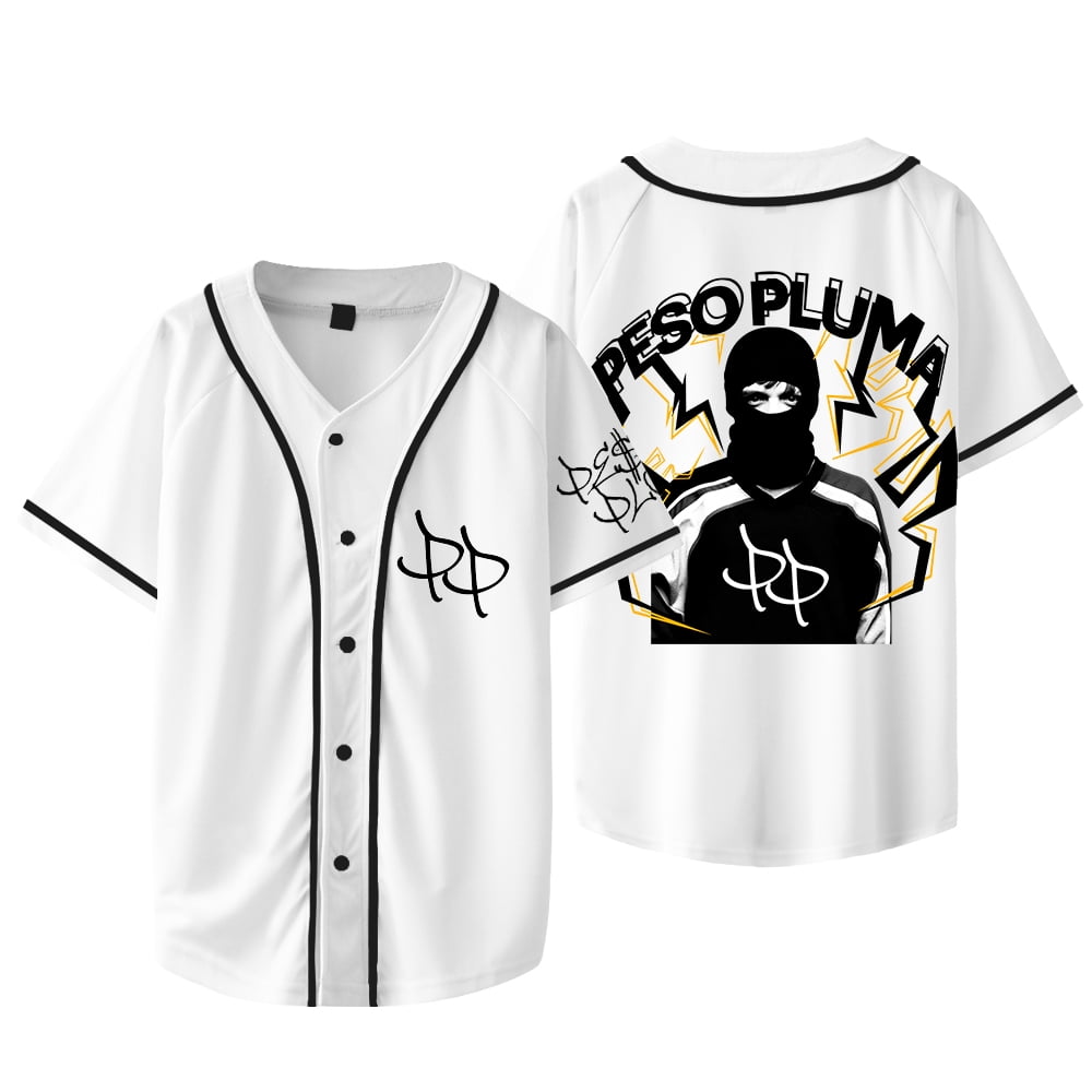 Peso Pluma Exodo Face Merch Baseball Jacket T-Shirts Cosplay Women Men ...