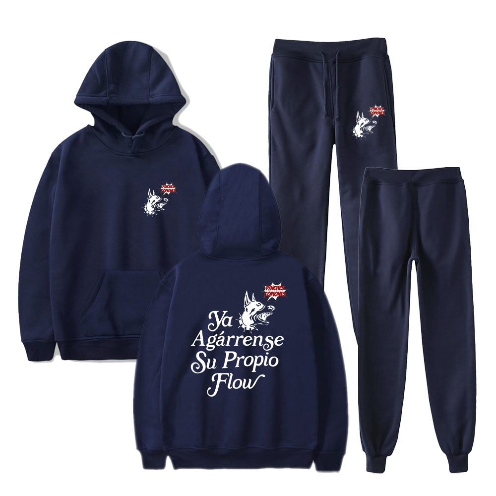 Peso Pluma Exodo Merch Hoodies Jogger Pants Set Winter Women Men ...