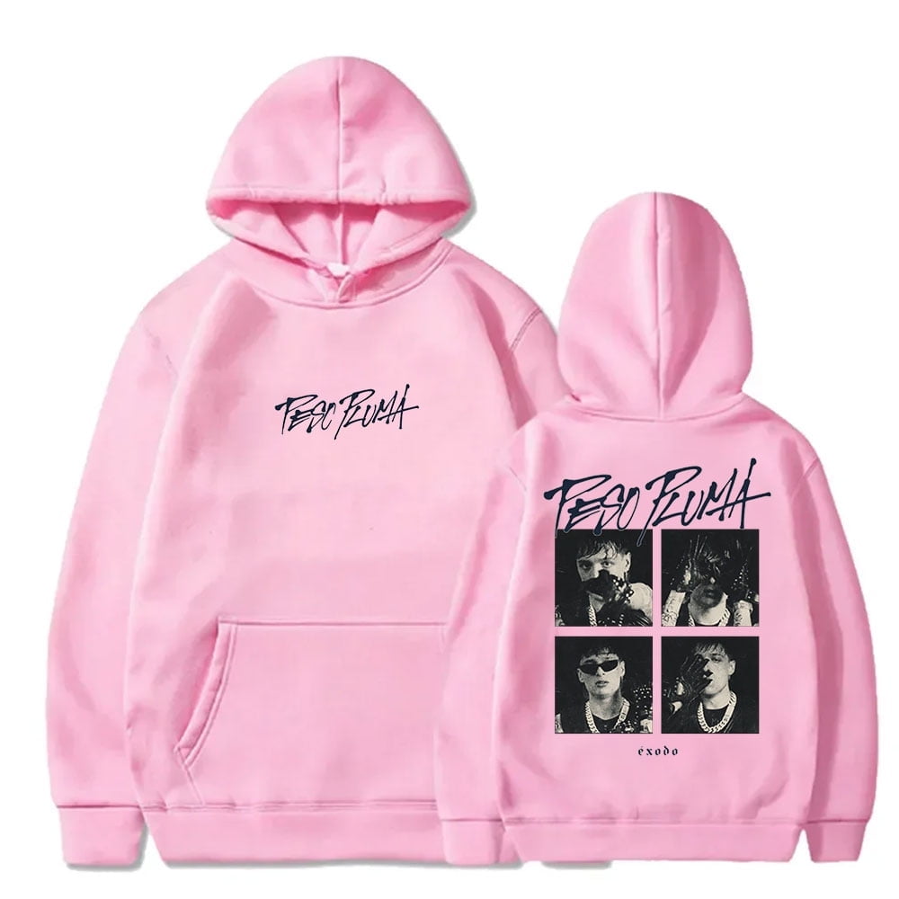 Peso Pluma Exodo Portraits Hoodie Rapper 2024 Tour Merch Pullovers ...