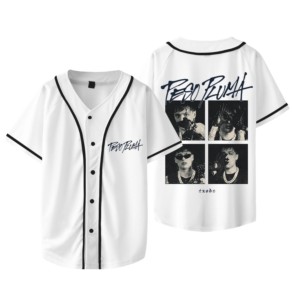 Peso Pluma Exodo Portraits Merch Baseball Jacket Women Men Fashion ...