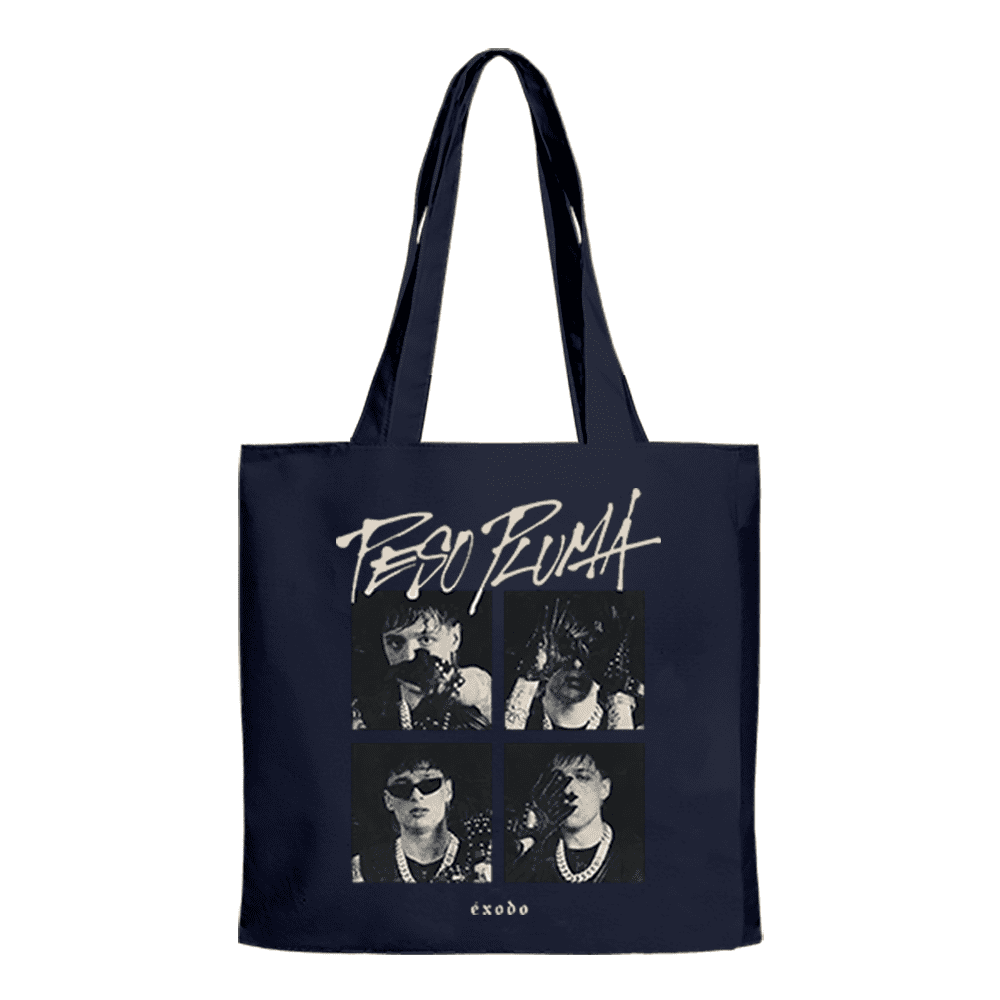 Peso Pluma Exodo Portraits Merch Canvas Bag New Logo Tote Unisex ...