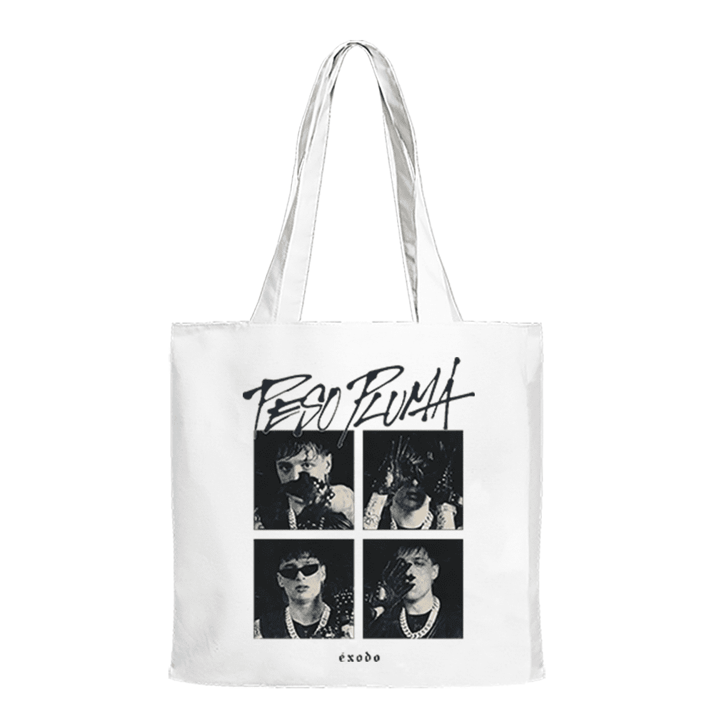 Peso Pluma Exodo Portraits Merch Canvas Bag New Logo Tote Unisex ...