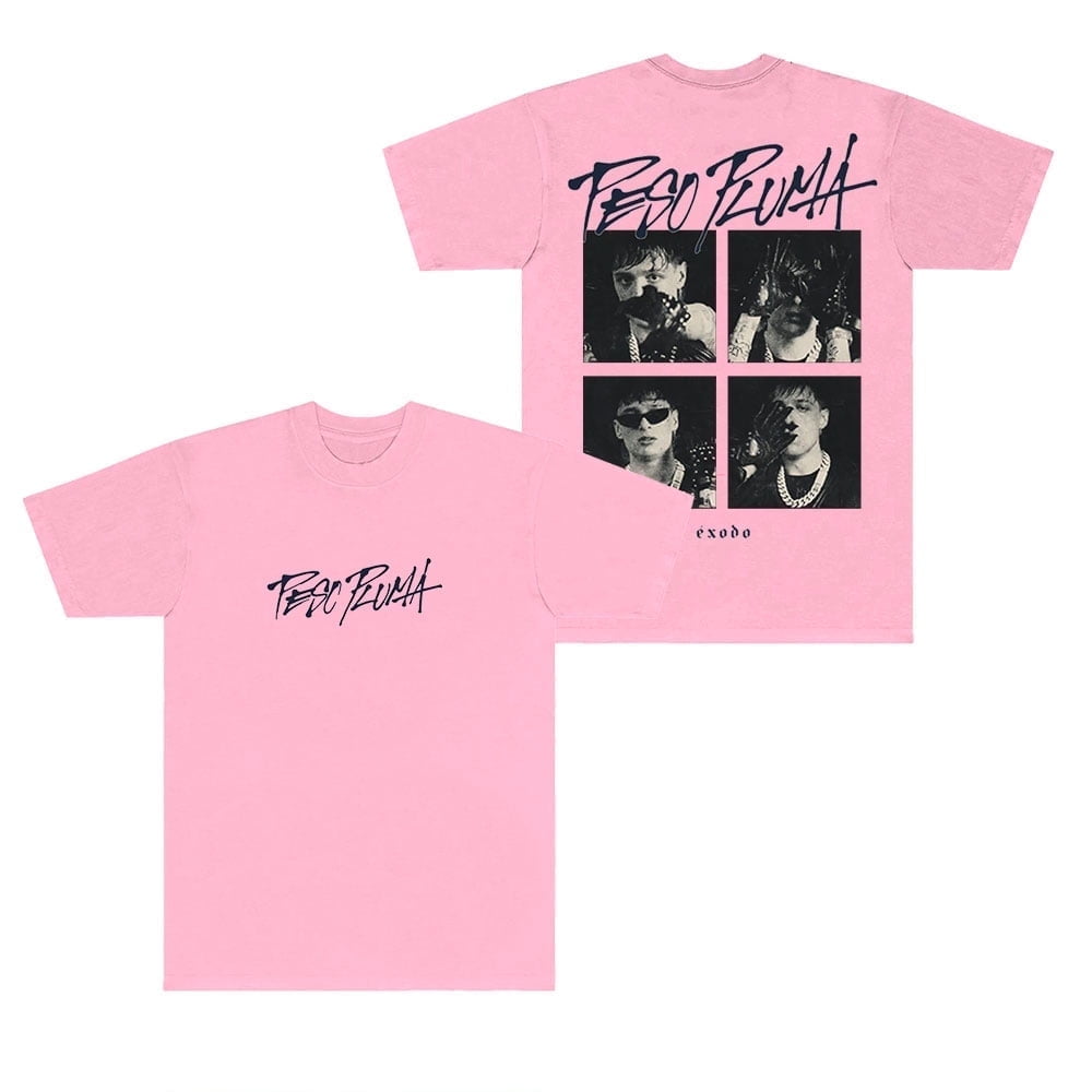 Peso Pluma Exodo Portraits Tour Merch Men's & Women's Pure Cotton Short ...