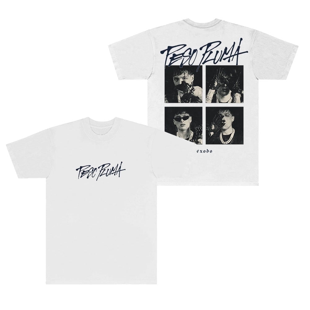 Peso Pluma Exodo Portraits Tour T - shirts Vintage Unisex Short ...