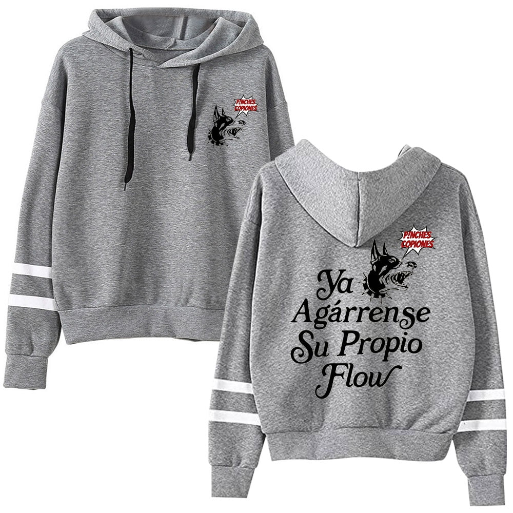 Peso Pluma Exodo Pullover Hoodies Rapper Tour Logo Merch Pocketless ...