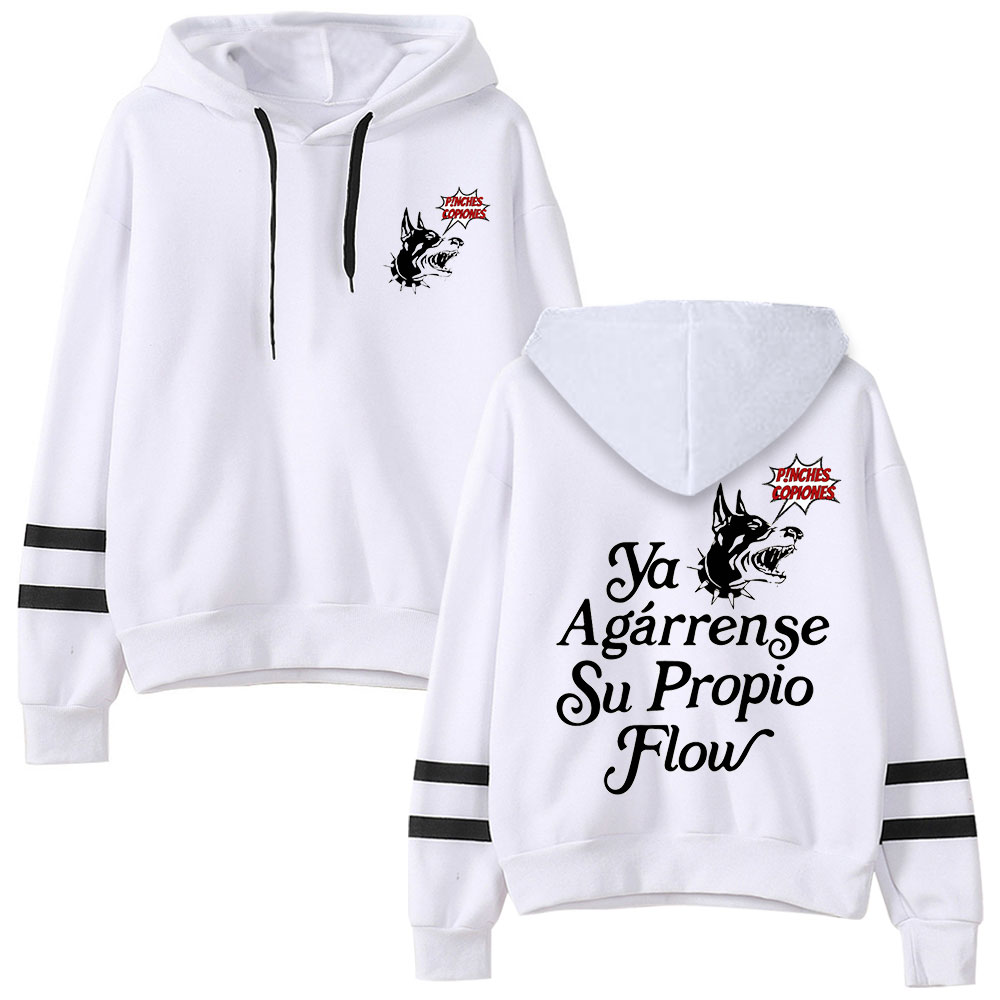 Peso Pluma Exodo Pullover Hoodies Rapper Tour Logo Merch Pocketless ...