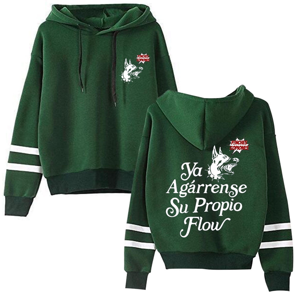 Peso Pluma Exodo Pullover Hoodies Rapper Tour Logo Merch Pocketless ...