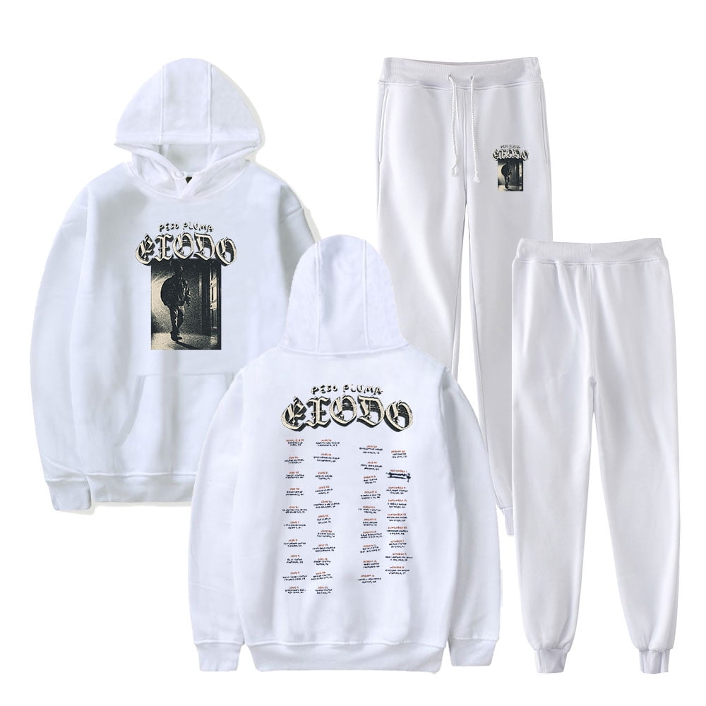 Peso Pluma Exodo Tour 2024 Hoodie Suit Fashion 2 Pieces Sets - Walmart.com