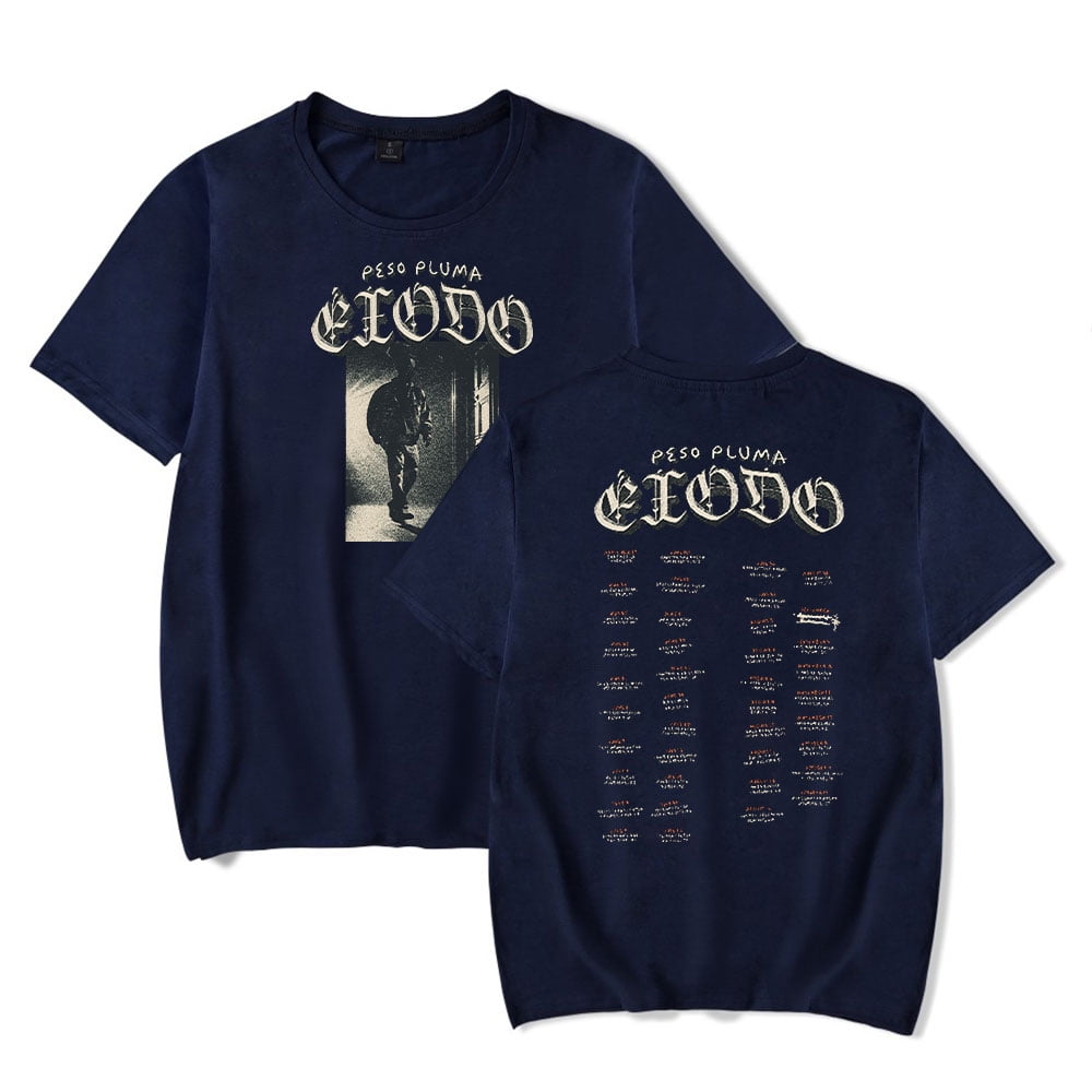 Peso Pluma Exodo Tour 2024 Tee Shirt Round Neck Short Sleeved - Walmart.com