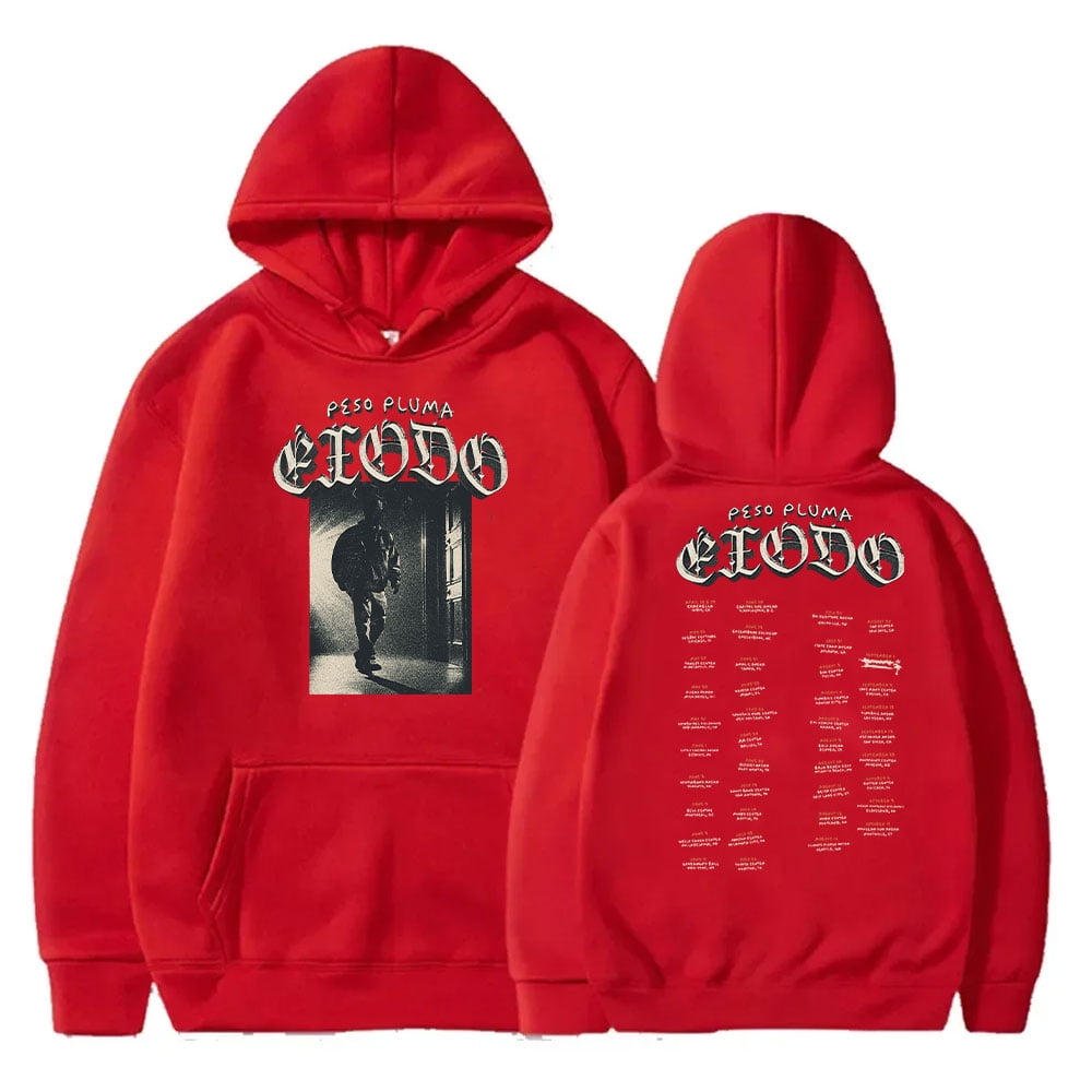 Peso Pluma Exodo Tour Merch Hoodies New Logo Hooded Sweatshirts Women ...