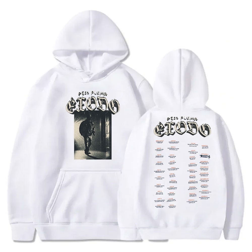Peso Pluma Exodo Tour Merch Hoodies New Logo Hooded Sweatshirts Women ...