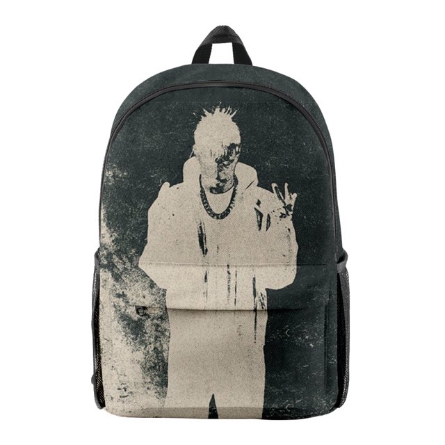 Peso Pluma Exodo Tour Merch Print Backpack Rapper New Logo Bags Women ...